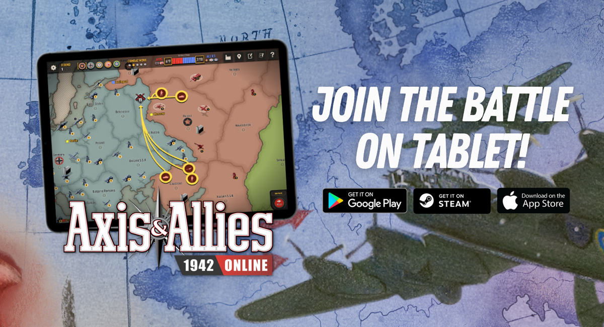 Axis & Allies 1942 Online Blitzes onto Android Tablets! - Beamdog